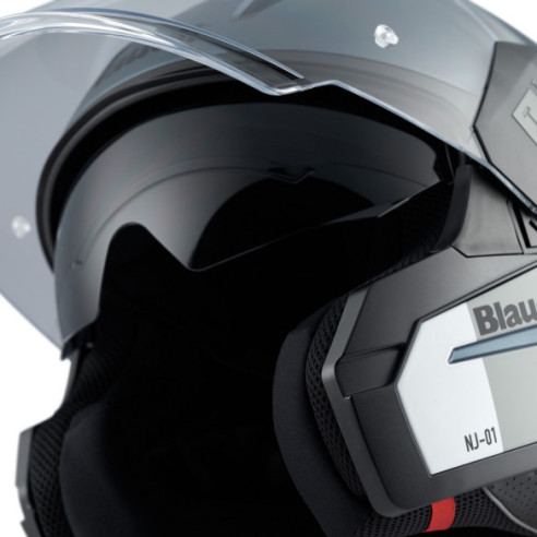 Casco Blauer Naca Jet NJ01C Azul Mate